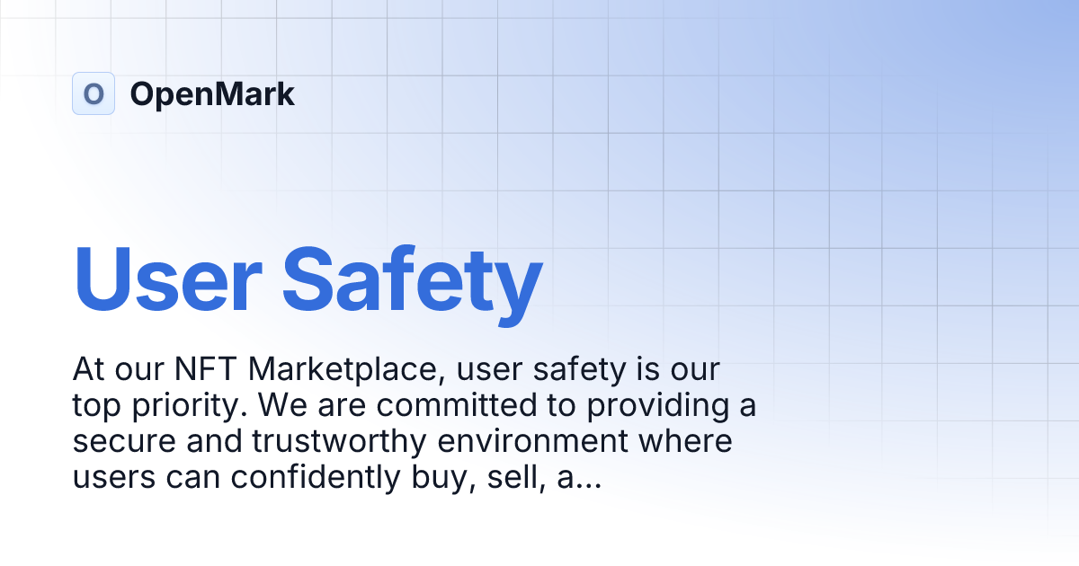 User Safety | OpenMark